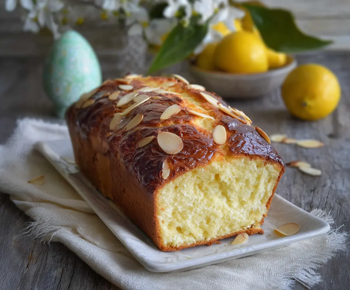 Easy Lemon Ricotta Easter Bread
